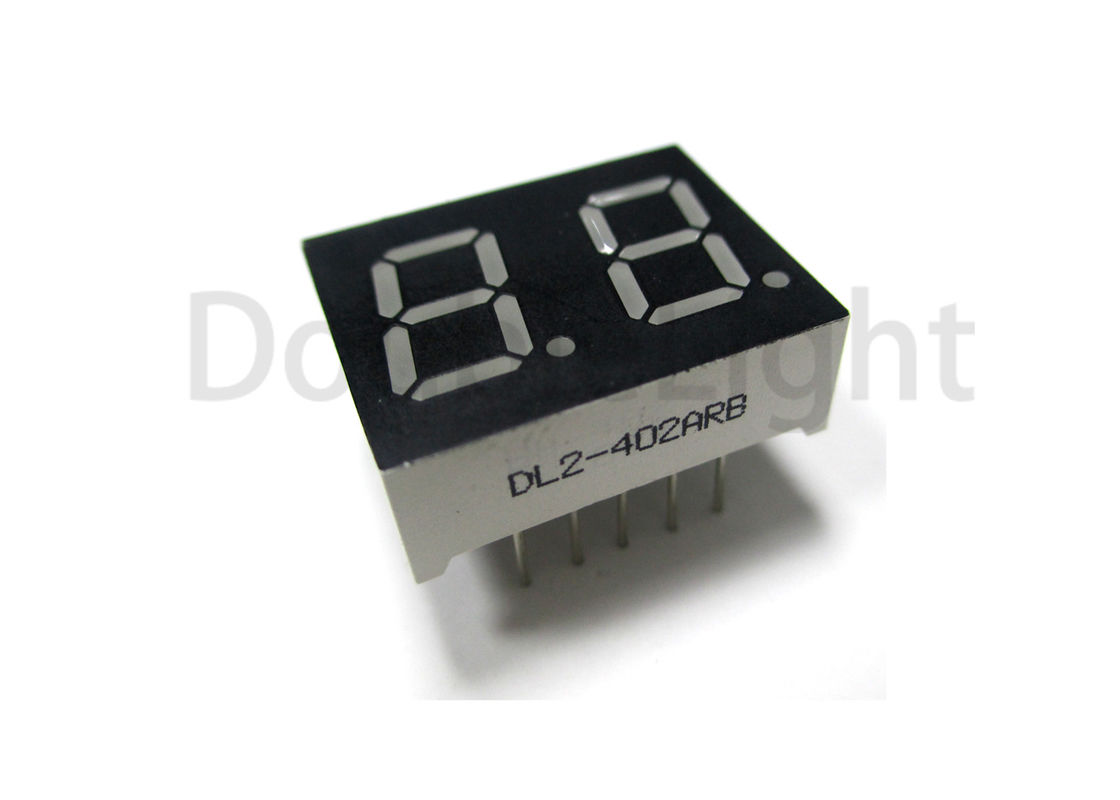 040 Inch Two Digit 7 Segment Display Numeric Led Display Industrial Standard Size 