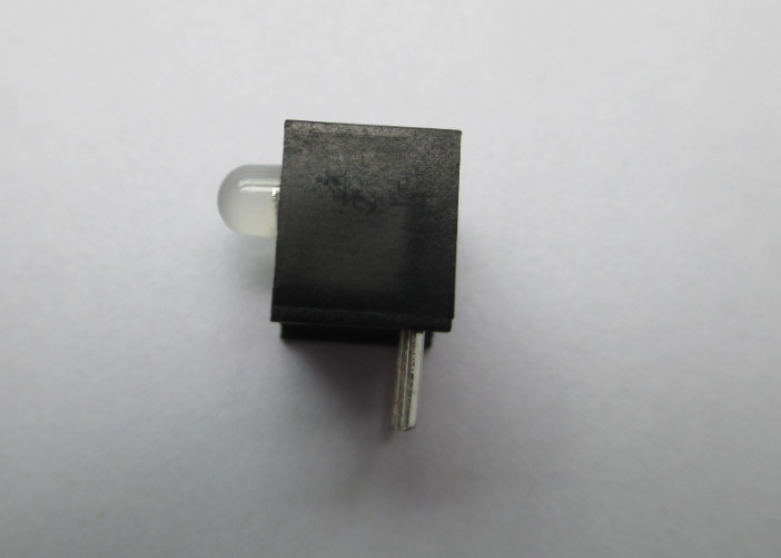 High Efficiency 3mm Round LED Indicator Light / Ultra Red LED For Back ...