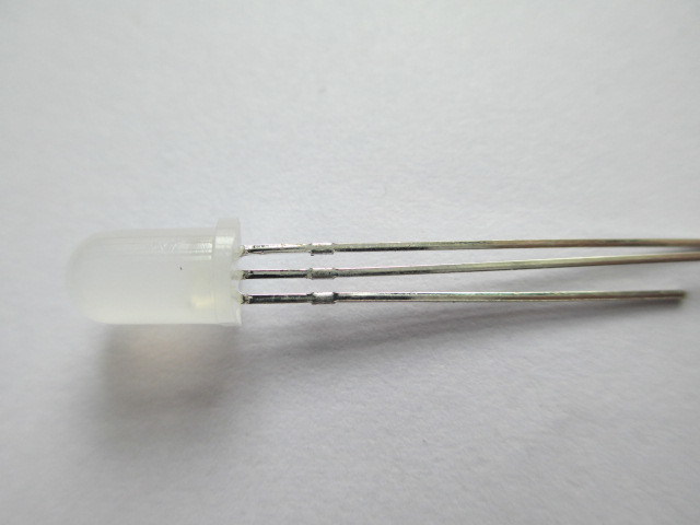 5mm Bi - Color Hyper Indicator LED 100 MW With AlGaInP Material , ROHS ...