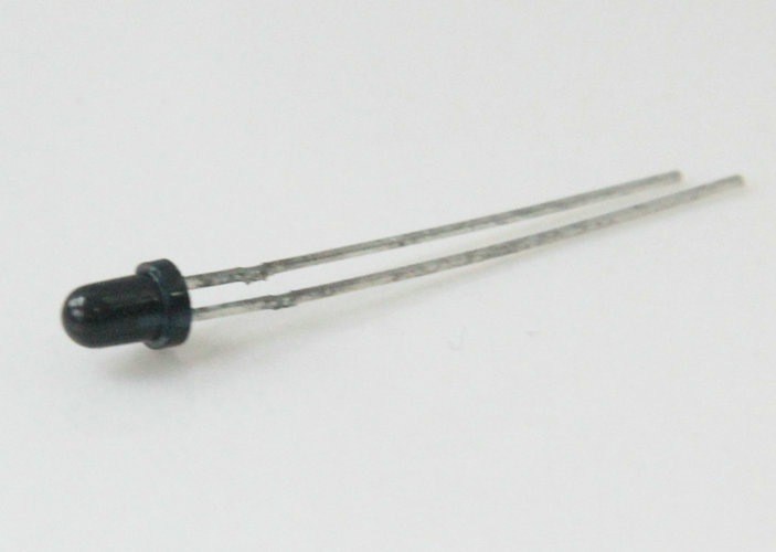 3mm Round IR Emitting Diode Standard T-1 LED With Flange Type Silicon ...