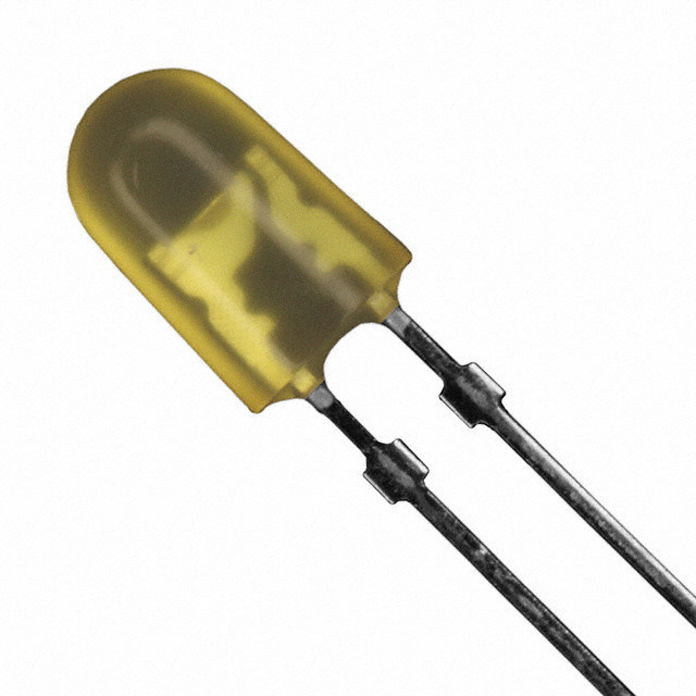4.7×5.7mm Elliptical Wide Angle Ultra Yellow LED Emitting Diodes oval ...