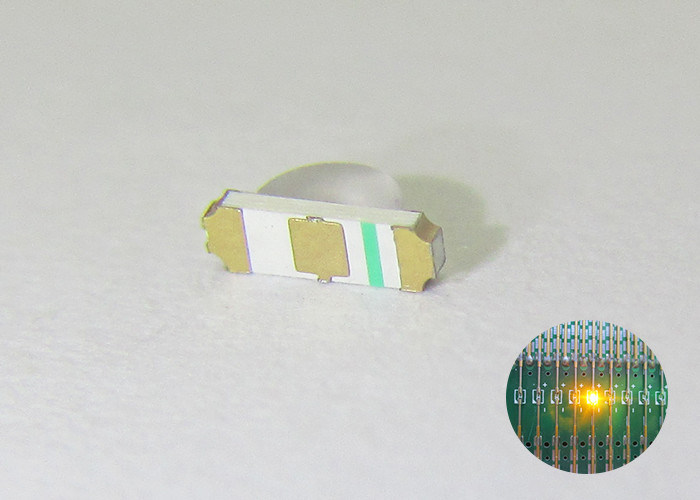 Super Yellow Color SMD Chip LED Diode 75mW AlGaInP Chip Material ...