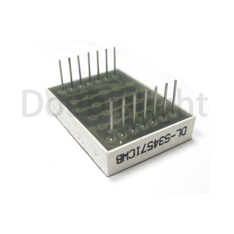 Dot Matrix 7 Segment Led Displays 345mm 12 5×7 130mcd Luminous Intensity 