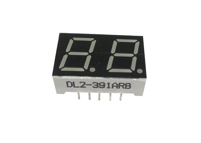 0.39" Dual Digit Numeric Displays 2 digit lager 7 segment red led display
