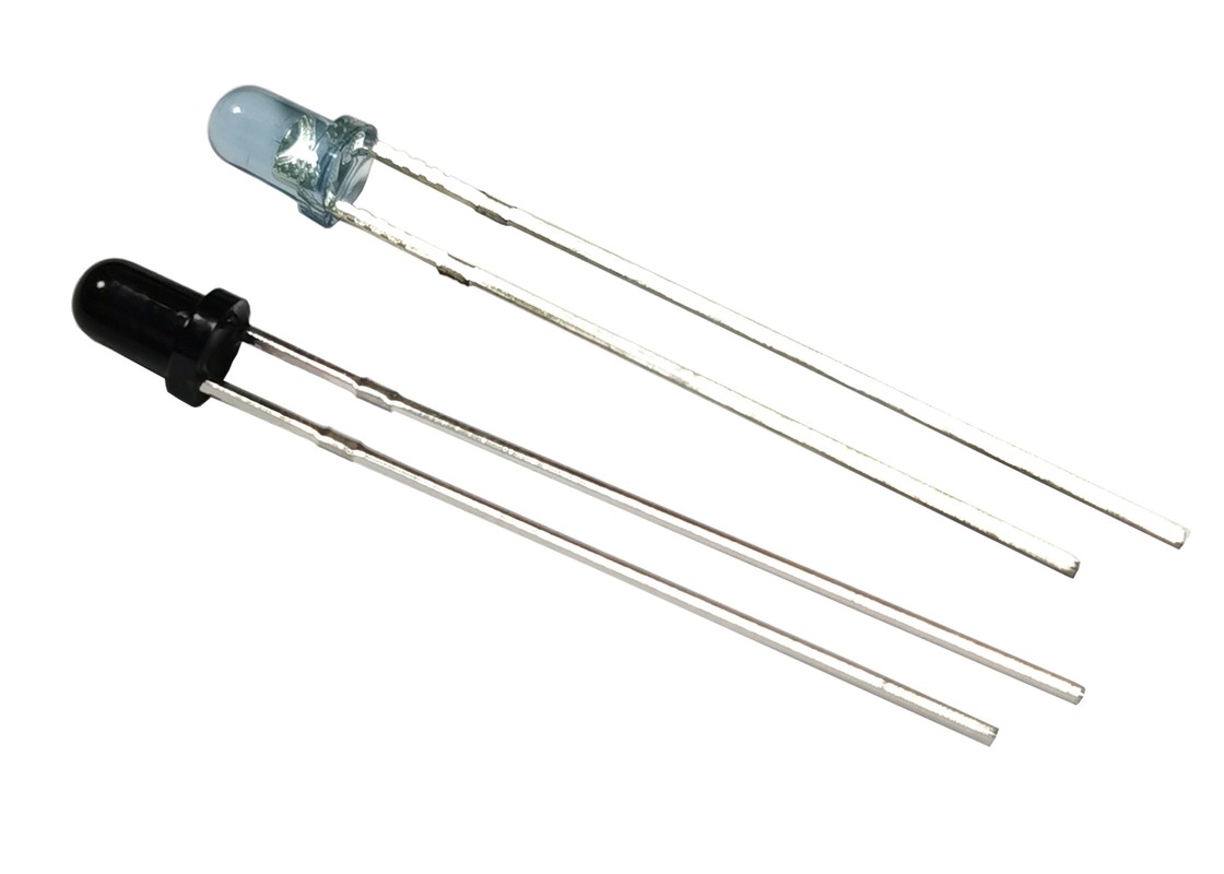 3Mm 940nm IR Receiver LED Infrared light , Clear Round DC 3V Infrared ...