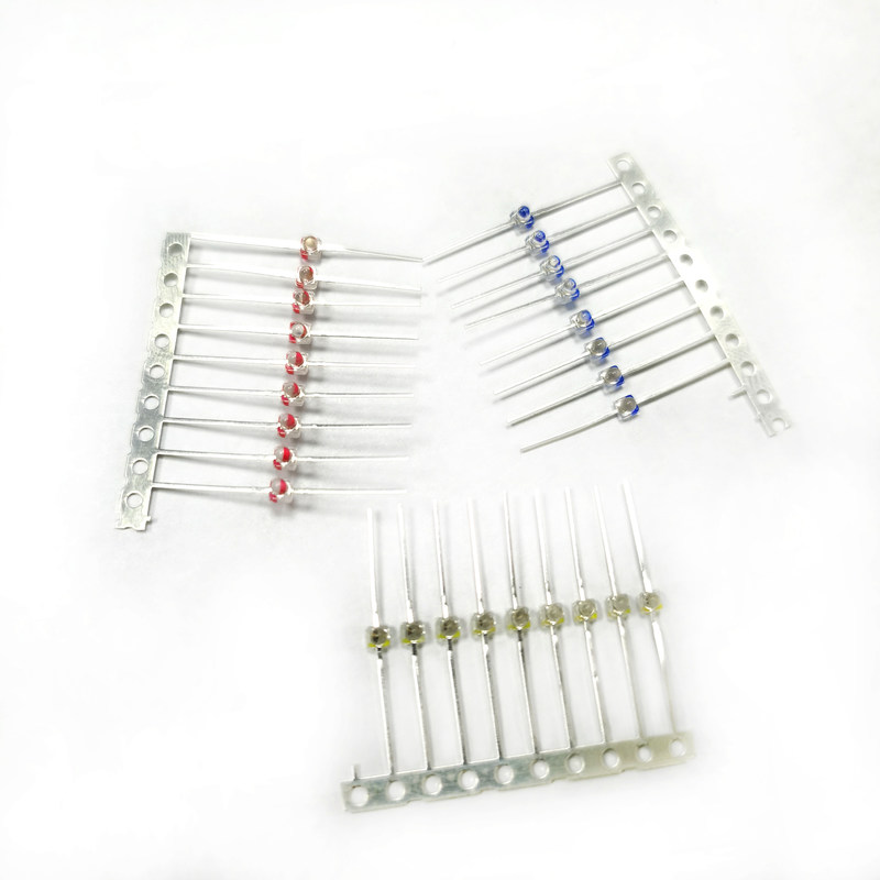 1.80mm lens Round Subminiature Axial White SMD LED Emission color X=0. ...