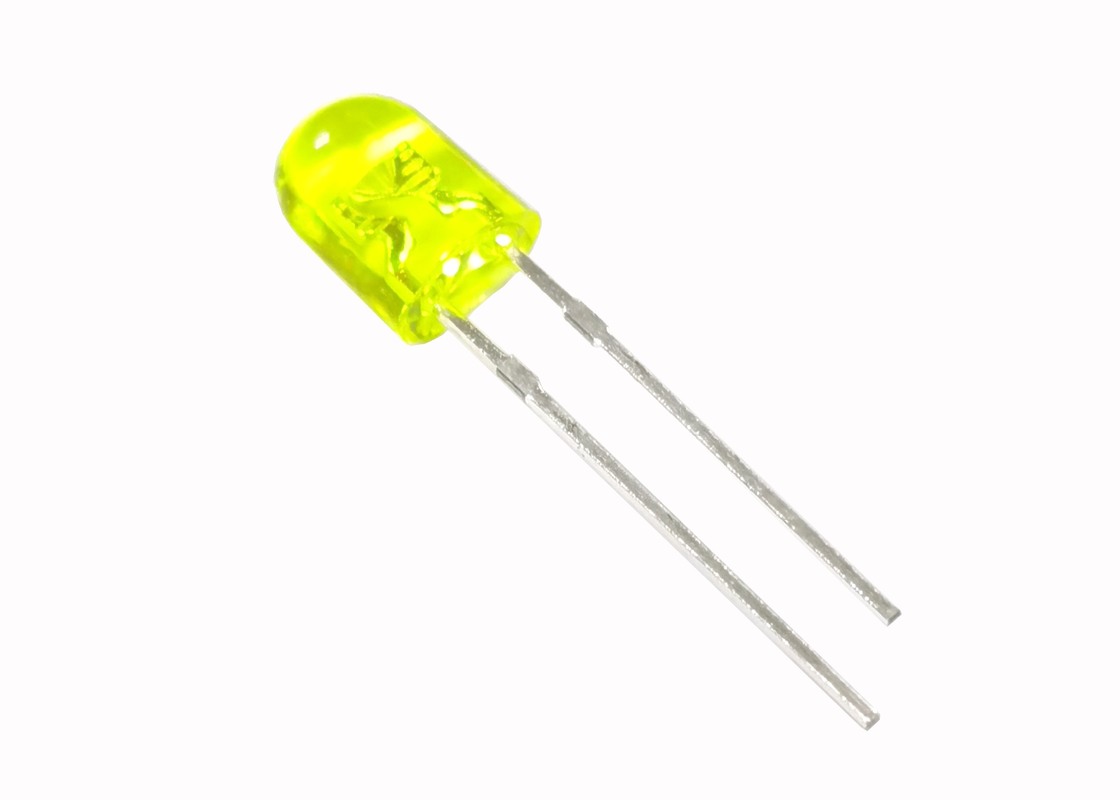 4.7×5.7mm Elliptical Wide Angle Ultra Yellow Indicator LED Yellow ...
