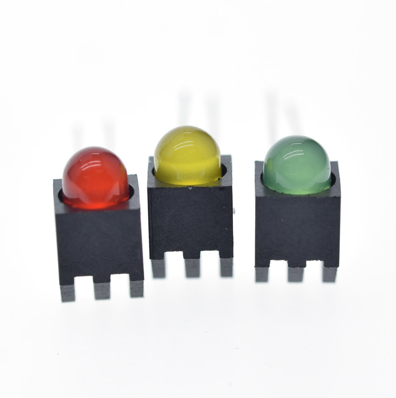 5MM BI- COLOR RIGHT ANGLE INDICATOR LED LIGHT COMPONENTS ALLNGAP CHIP