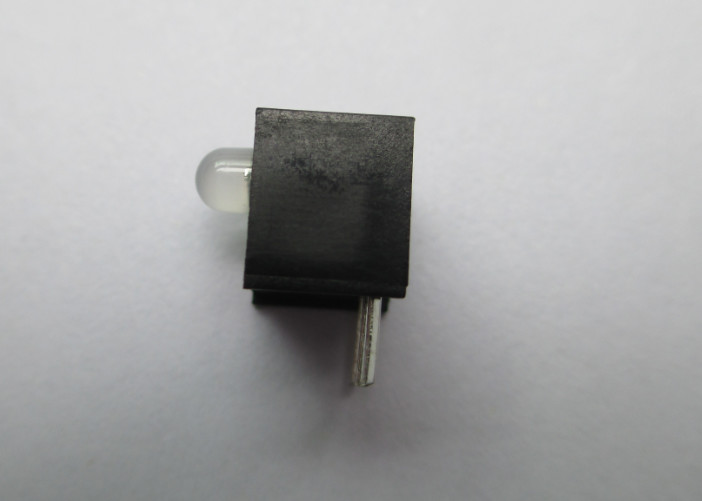 High Efficiency 3mm Round LED Indicator Light / Ultra Red LED For Back ...