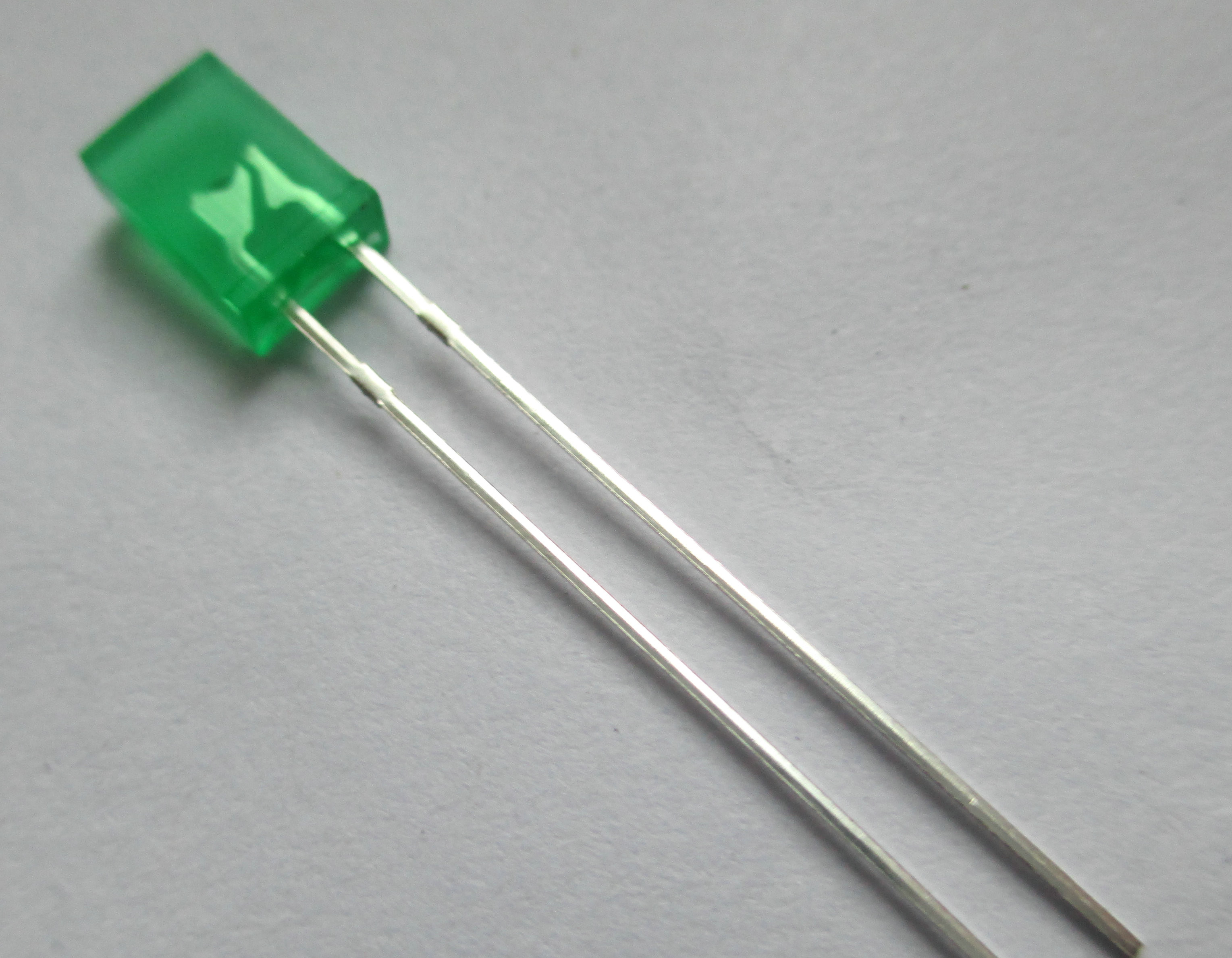 2x5x7mm Rectangular led lamp Yellow Green led indicator lights for cars ...