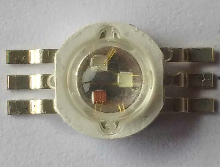 1W 3W 6 pin High Power RGB Full Color LED for stage lighting for wall ...