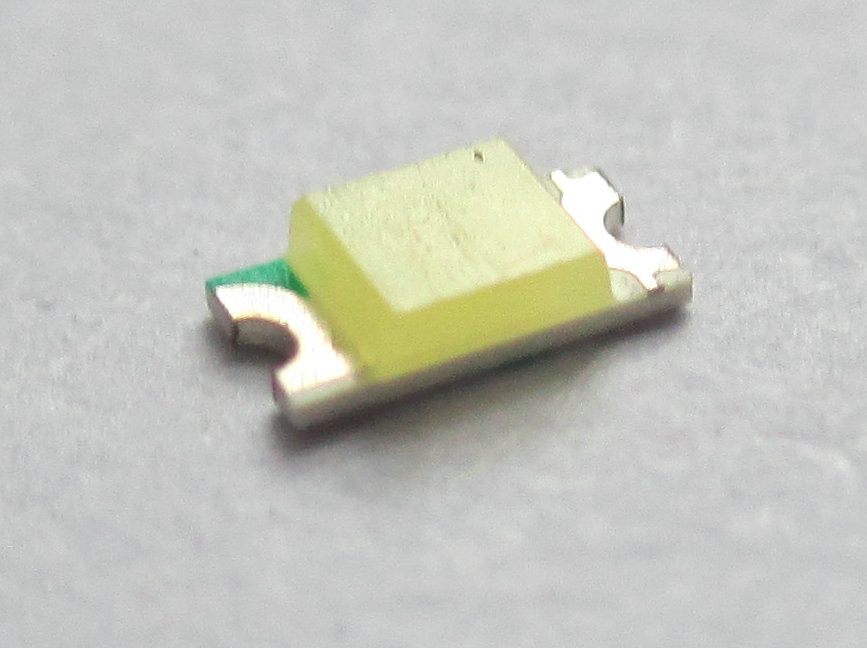 1206 Side View Led Smd Chip White Chip LED Yellow Diffused 6000K For ...