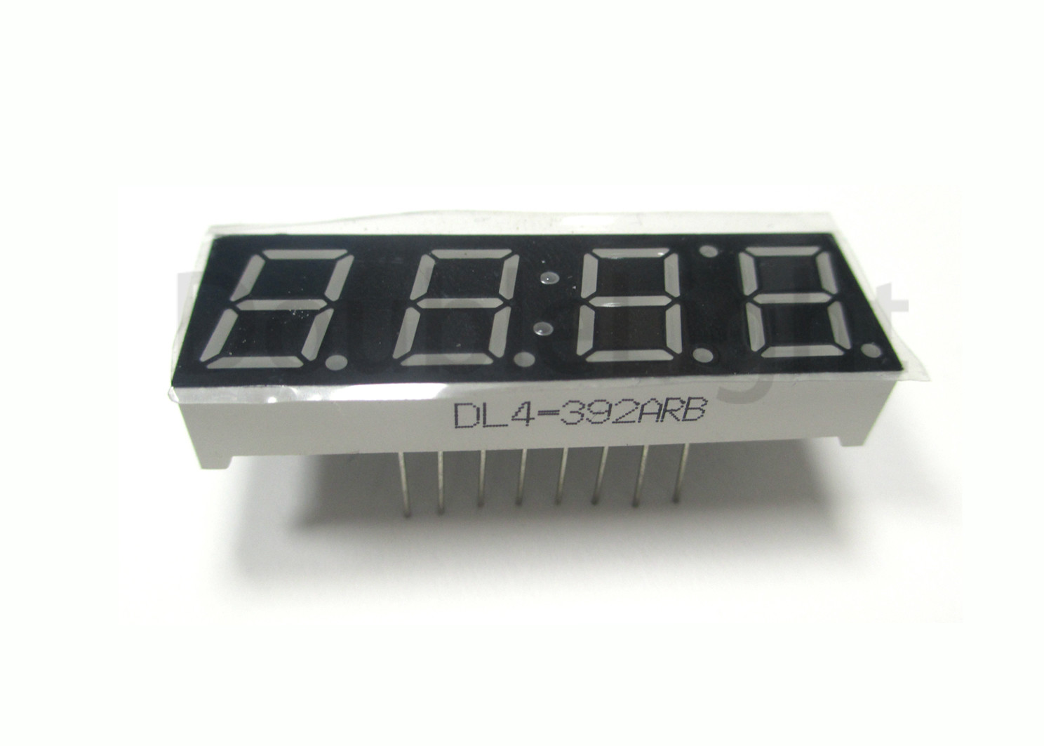 Super Bright Red 7 Segment LED Displays 0.39" Quadruple Digit Numeric ...