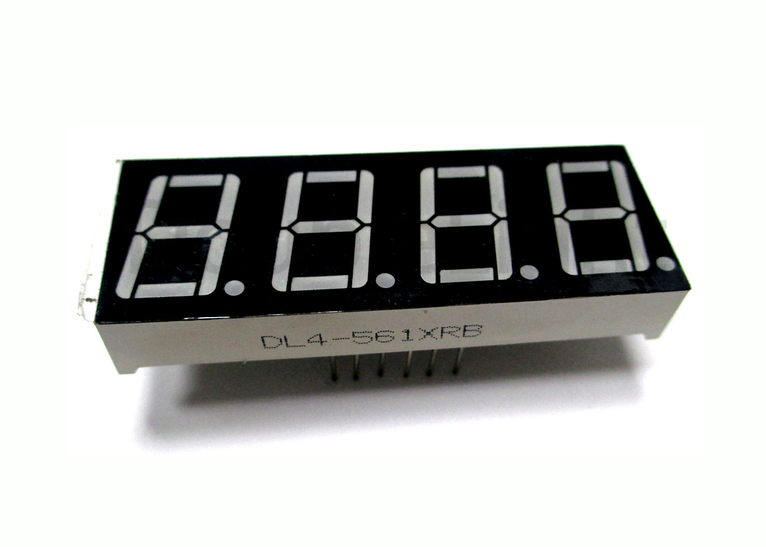 0.56" Quadruple 4 Digit Seven Segment Display , Led Numeric Display ...