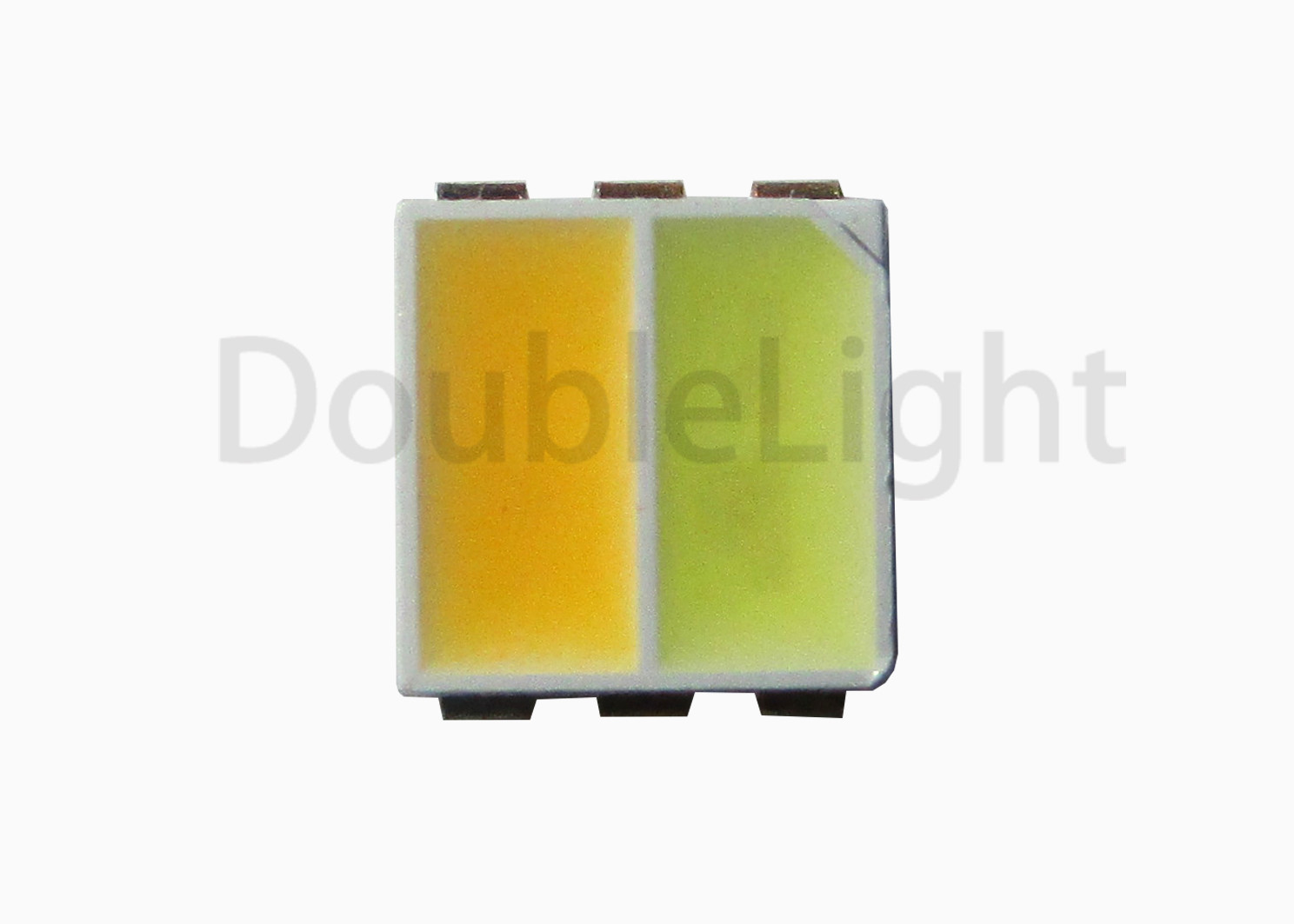 Conjoined Bi color- Warm white and white SMD LED 5050 6 Pins Diode 2800 ...