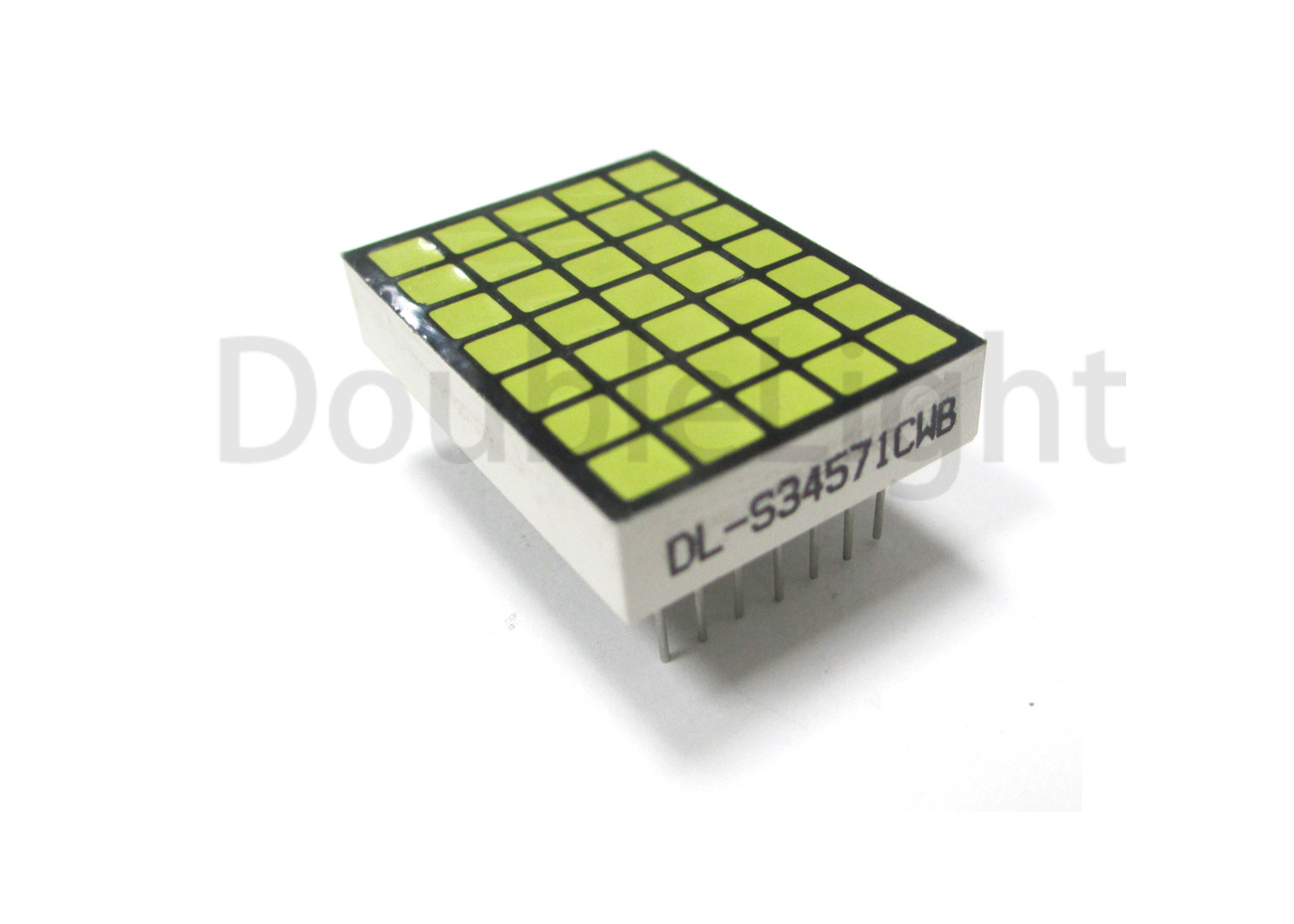 Luminous Rectangular Plate Multi Color Led Diode 1.2 Inch 3.45mm Dots 5 ...
