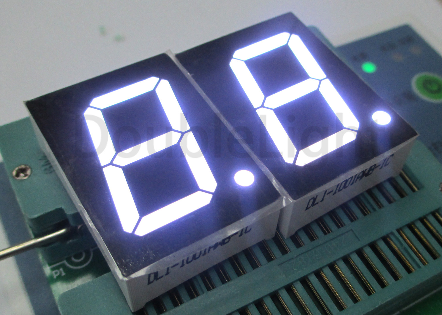 Single Numeric Digit LED Display 1.00 Inch 1 Digit White / Red Color ...