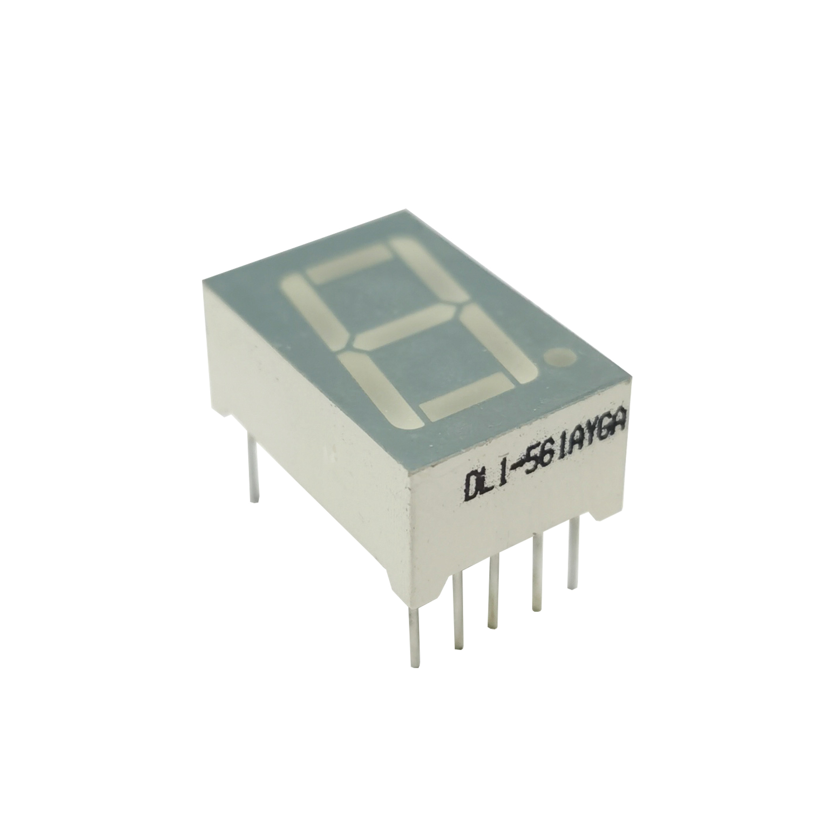 568nm 84mW 30mA 0.56" Single Digit Numeric Displays Yellow Green 7 ...