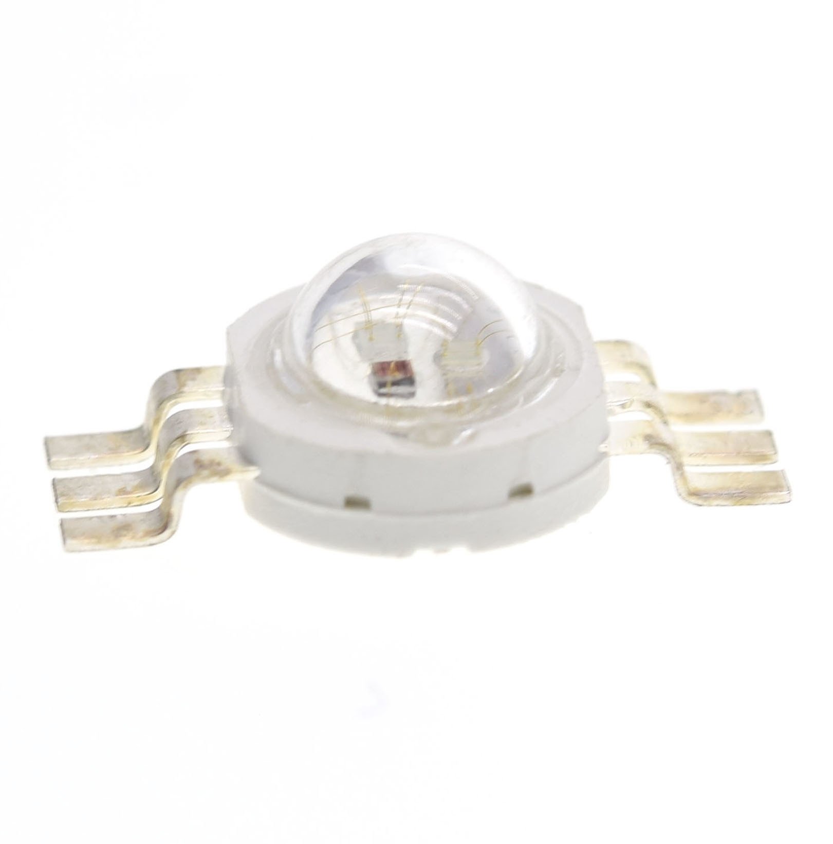 1W High Power Light Emitting Diode with Lens , Full Color LED Water Clear Lens Type